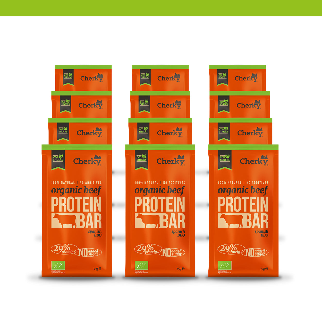 Beef Protein bars with no added sugar and no additives - Cherky